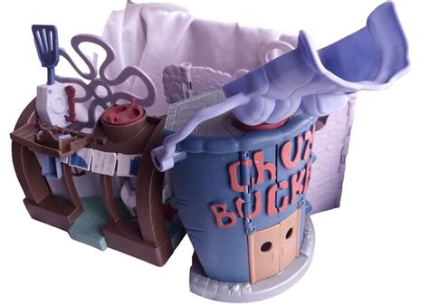 Imaginext Spongebob Squarepants Krusty Krab Chum Bucket Playset Ebay