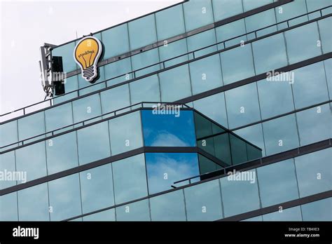 A Logo Sign Outside Of The Headquarters Of Mindgeek In Montreal Quebec
