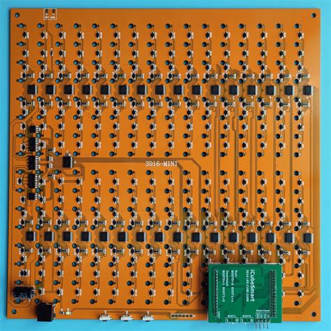 Icubesmart 3d16mini Led Cube Kit Diy Soldering Project 16x16x16 Led Light Cube Diy Electronic Kits