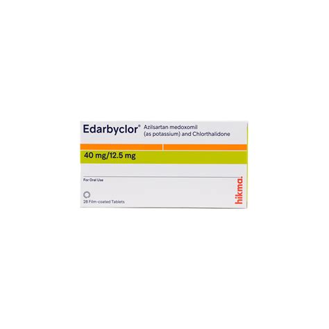 Buy Edarbyclor 40mg125 28 Tab Online Pharmazone Kuwait