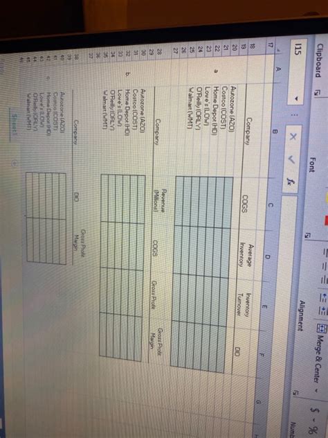 Solved Formatting Table Styles Font Alignment Number 15