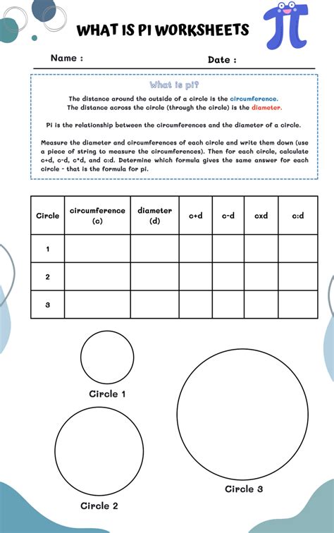 What Is Pi Worksheets Worksheetsgo