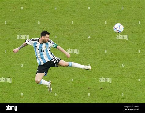 Lionel Messi D Argentine Pendant Le Match Du Groupe C De La Coupe Du
