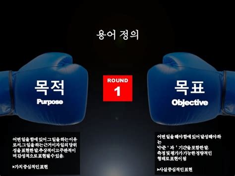 목표vs목적