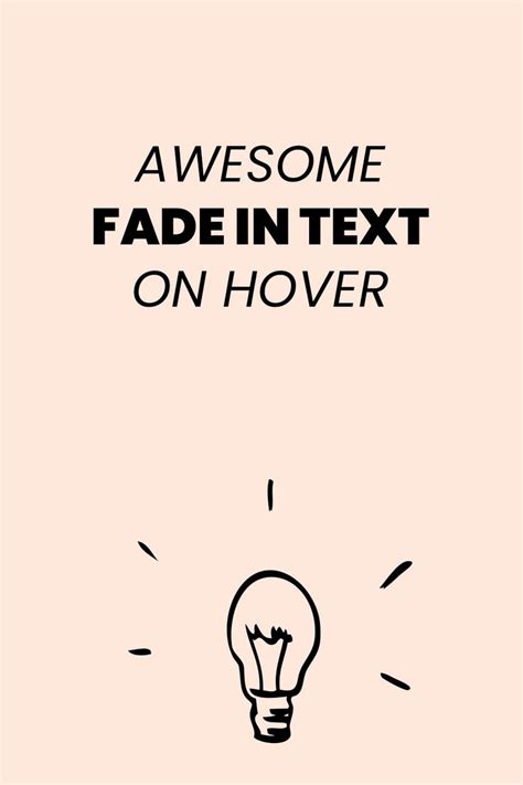 Awesome Fade In Text On Hover Css Animation Examples Css Animation