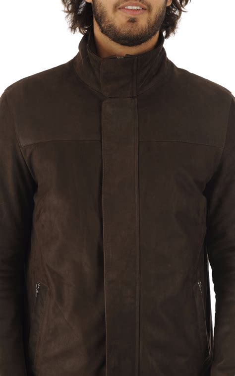 Surveste En Cuir Nubuck Marron La Canadienne La Canadienne Veste 3