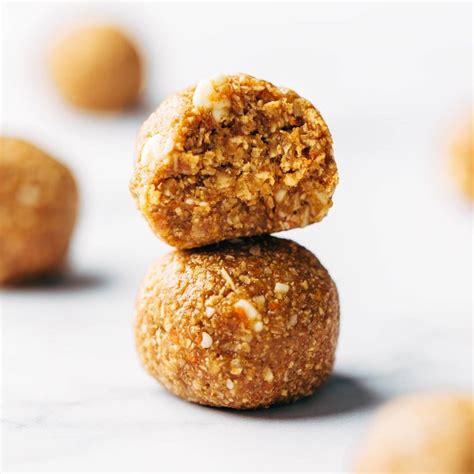 Raw Vegan Carrot Cake Bites Recipe Pinch Of Yum