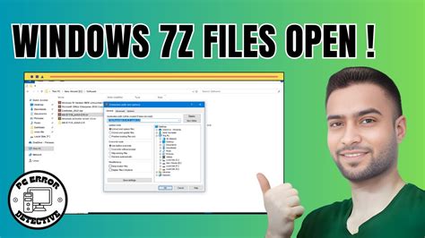 how to open 7z files windows 11 youtube