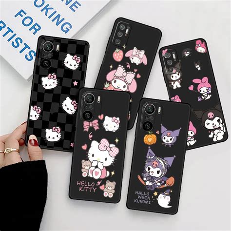 Hello Kitty Kuromi My Melody Case For Xiaomi Redmi Note 11 9s 10 9 8 7