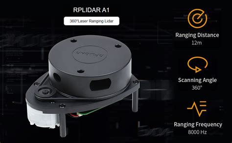 Waveshare Slamtec Rplidar A1 Laser Ranging Sensor 360