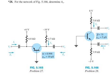 Solved For The Network Of Fig 5166 Determine Av