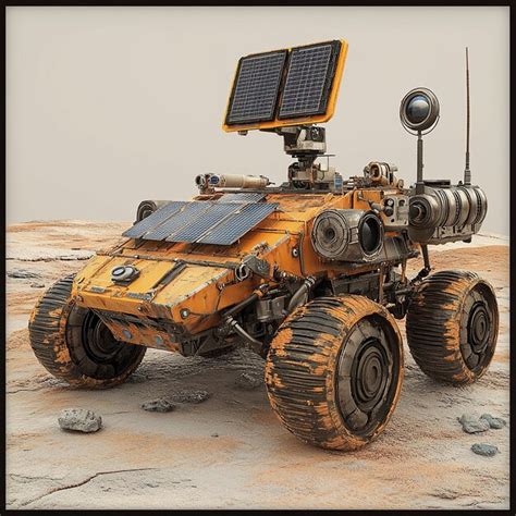 Advanced Exploration Rover With Extendable Solar Arrays Premium Ai