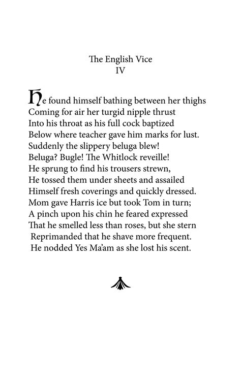 The English Vice By Sex Sonnets Smiles And Spanks