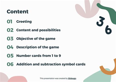 Card Game To Improve Mental Arithmetic Skills Presentation