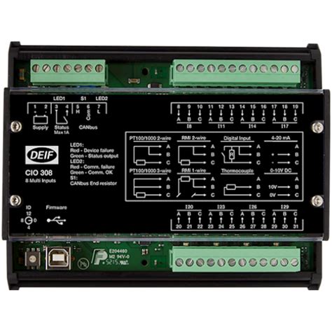Cio 208 Can Bus Io Module 8 Relay Outputs