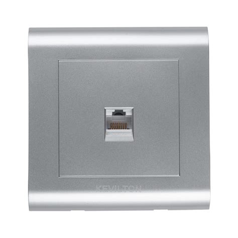 modular silver data socket cat 6 hardware homeware and lifestyle