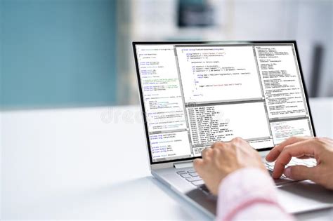 Computer Programmer Using Development Software Stock Image Image Of Young Program 255560861