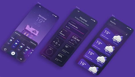 Weather App Ios Apple Glassmorphism Ui By Razaul On Dribbble