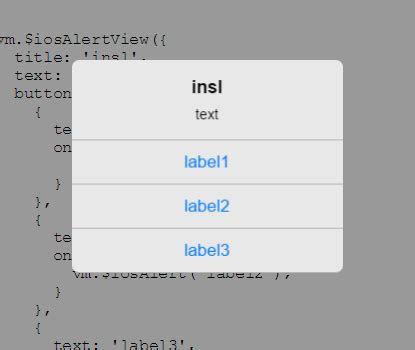 Ios Style Alertview Service For Vue Vue Script