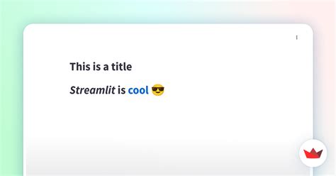 Streamlit