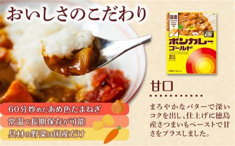 【定期便全4回】ボンカレーゴールド（甘口）30個×4回 計120個 徳島県徳島市 セゾンのふるさと納税