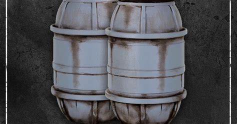 ⅙ Scale Barrels Grey Shop Legacy Arts Custom Dioramas