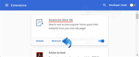 Remove Access Gov Docs Tab Mac And Pc Malwarefixes