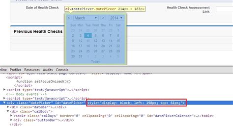 Visualforce Datepicker Widget Location Issue Salesforce Stack Exchange