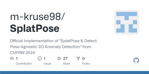 Issues M Kruse SplatPose GitHub