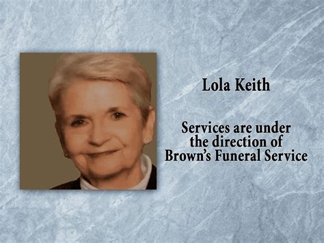 Lola Faye Keith Bryan County Patriot