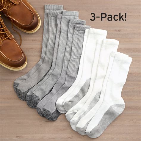 Dickies Industrial Strength Crew Socks 3 Pack The Lakeside Collection