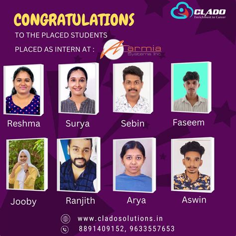 Clado Hr On Linkedin Kudos To Our Candidates Who Got Selected As