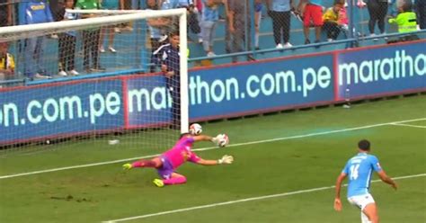 Genial Atajada De Renato Solís Evitó Golazo De Marcos Lliuya En
