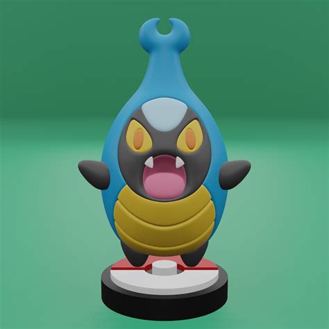 🐉 Pokemon No 588 Karrablast・ Stl File For 3d Printing・cults