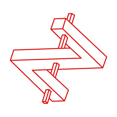 formes impossibles logo géométrie sacrée figure d illusion d optique