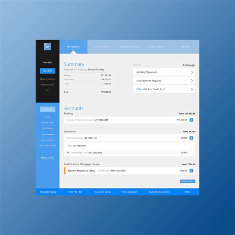 Everyday Design Banking Portal Ui Behance