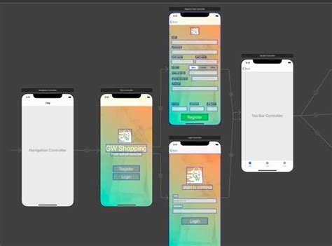 I Create Tab Bar Controller That Connect With Navigation Controller And My Problem Is How To