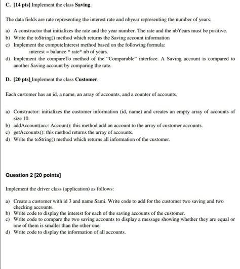 Solved Question 1 40 Pts Implement The Below Classes And