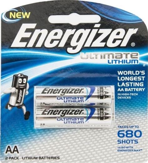 Energizer AA Ultimate Lithium Pack Of 2 Batteries Multicolour 1.5V Buy ...