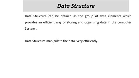 Basic Terminology Of Data Structurepptx