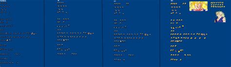 Gohan Super Sprite Sheet Jus By Akuma Animation098 On Deviantart