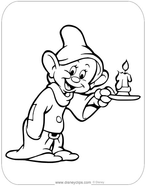 Disney Dopey Coloring Pages Coloring Pages