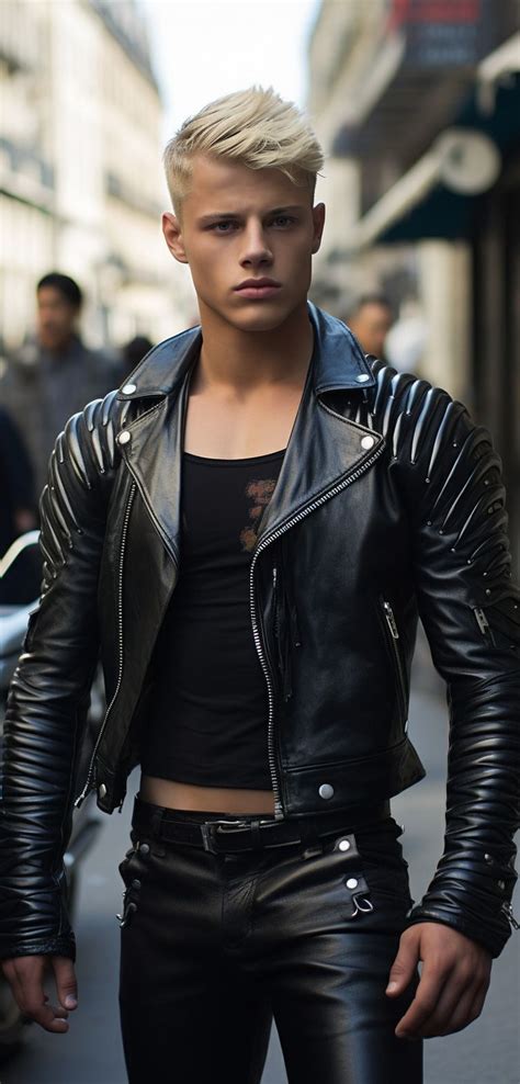 Kerle In Lederkleidung Leather Fashion Men Leather Jacket Men Men