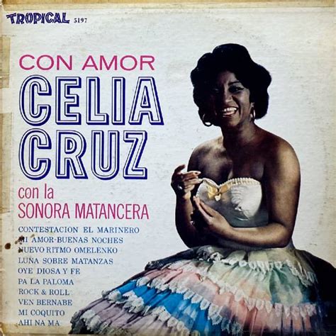 CELIA CRUZ CON LA SONORA MATANCERA CON AMOR LP RECORD SHOP VIEW