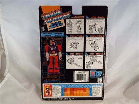 Transformers Generation 1 G1 Autobot Parts Mainframe Tech Spec