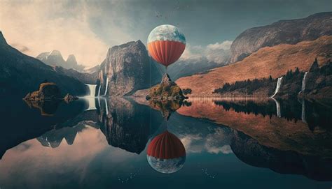 Premium AI Image Great Wanderlust Evoking Natural Landscape Generative AI
