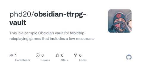 github phd20 obsidian ttrpg vault this is a sample obsidian vault
