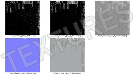 3d Architecture Triangular Truss Modular Model Turbosquid 2262549