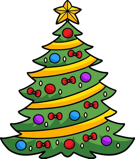 Christmas Tree Cartoon Colored Clipart 11416879 Vector Art At Vecteezy