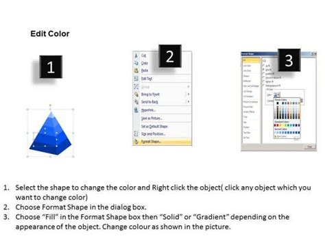 Business Diagram 9 Staged 3d Triangular Diagram For Strategy Consulting